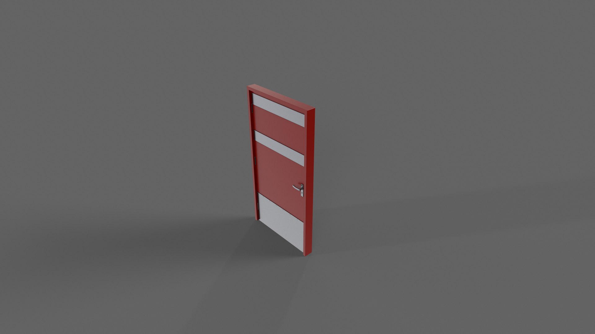 3D Model PBR Industrial Door B1 - TurboSquid 2279226