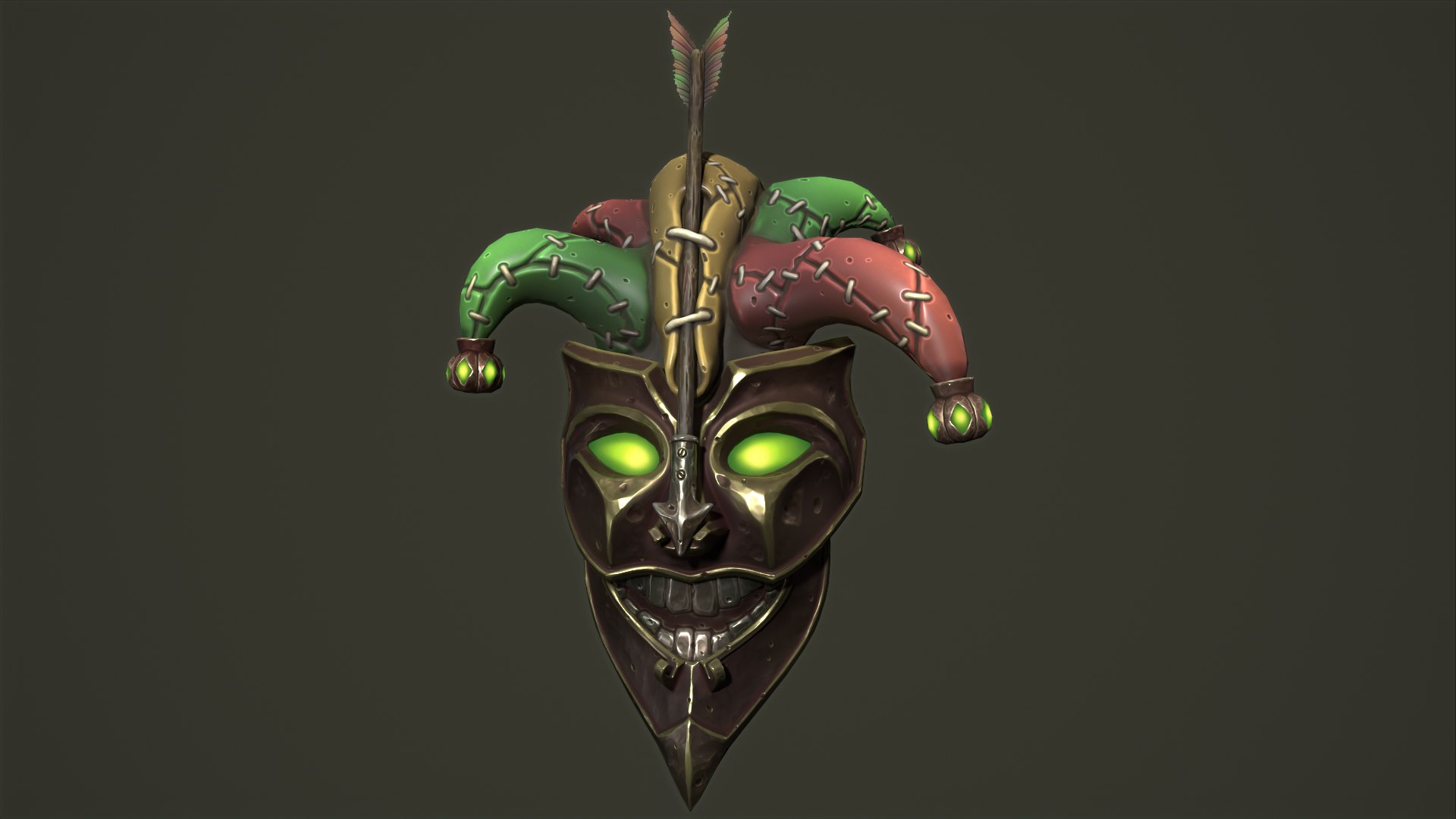 3D Jester Mask - TurboSquid 1892539