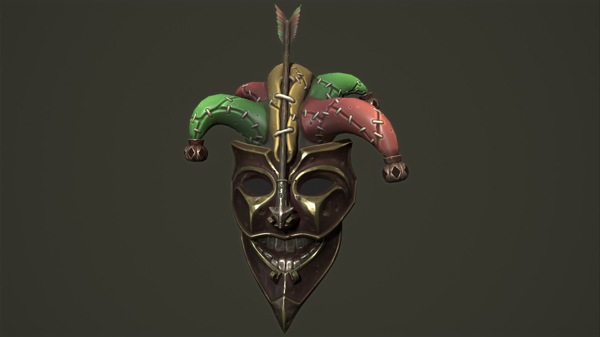 3D Jester Mask - TurboSquid 1892539
