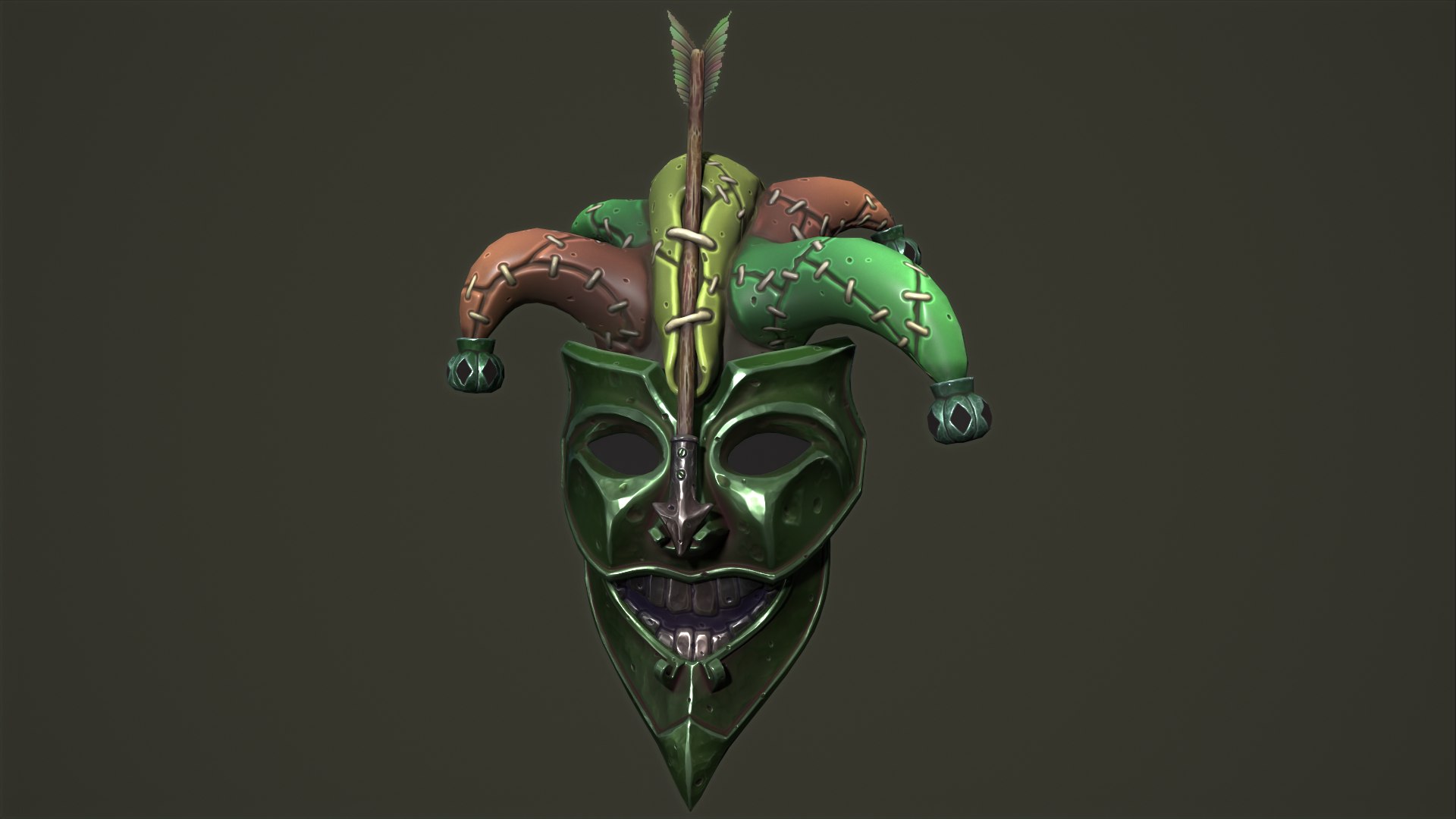 3D Jester Mask - TurboSquid 1892539