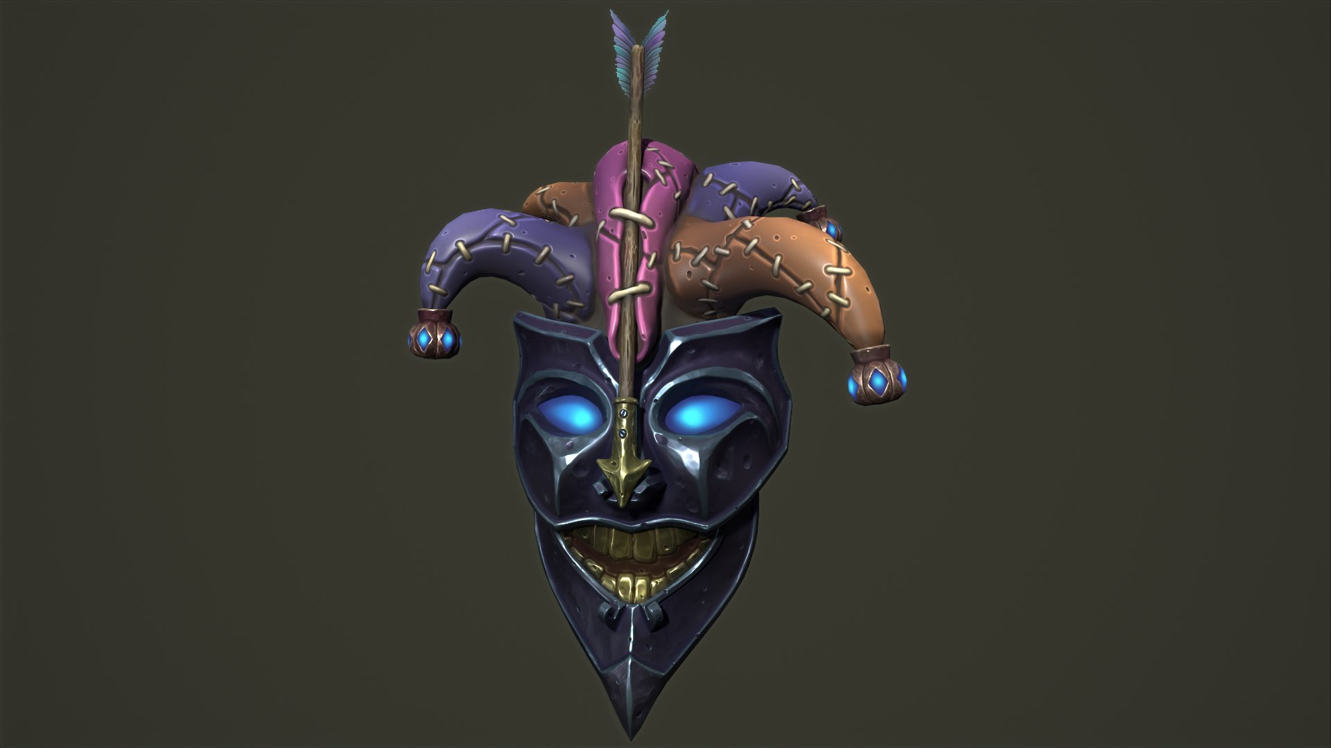 3D Jester Mask - TurboSquid 1892539
