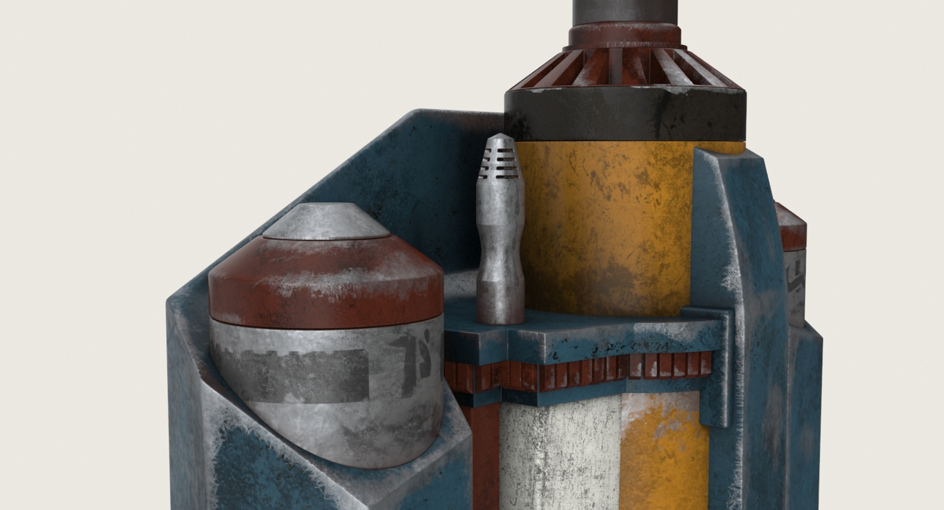 boba fett jet pack 3d max