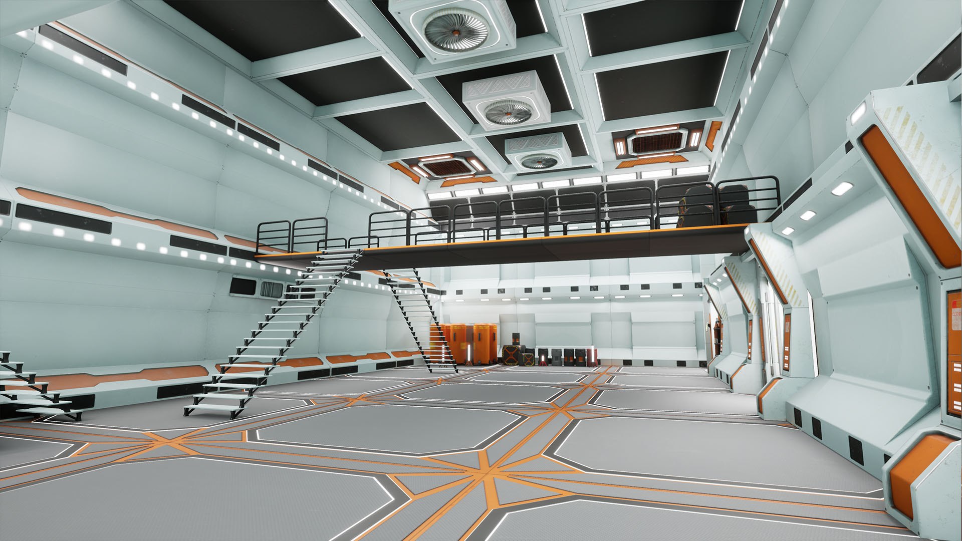 SciFi Modular Level 3D Model - TurboSquid 2136828