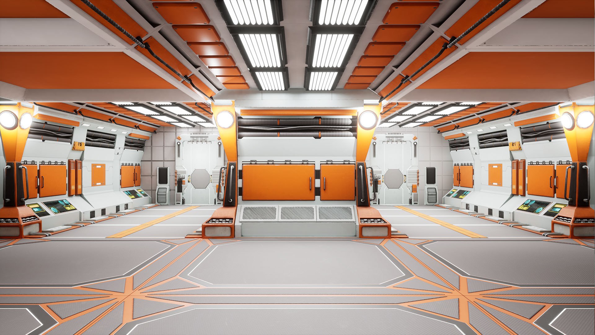 SciFi Modular Level 3D Model - TurboSquid 2136828