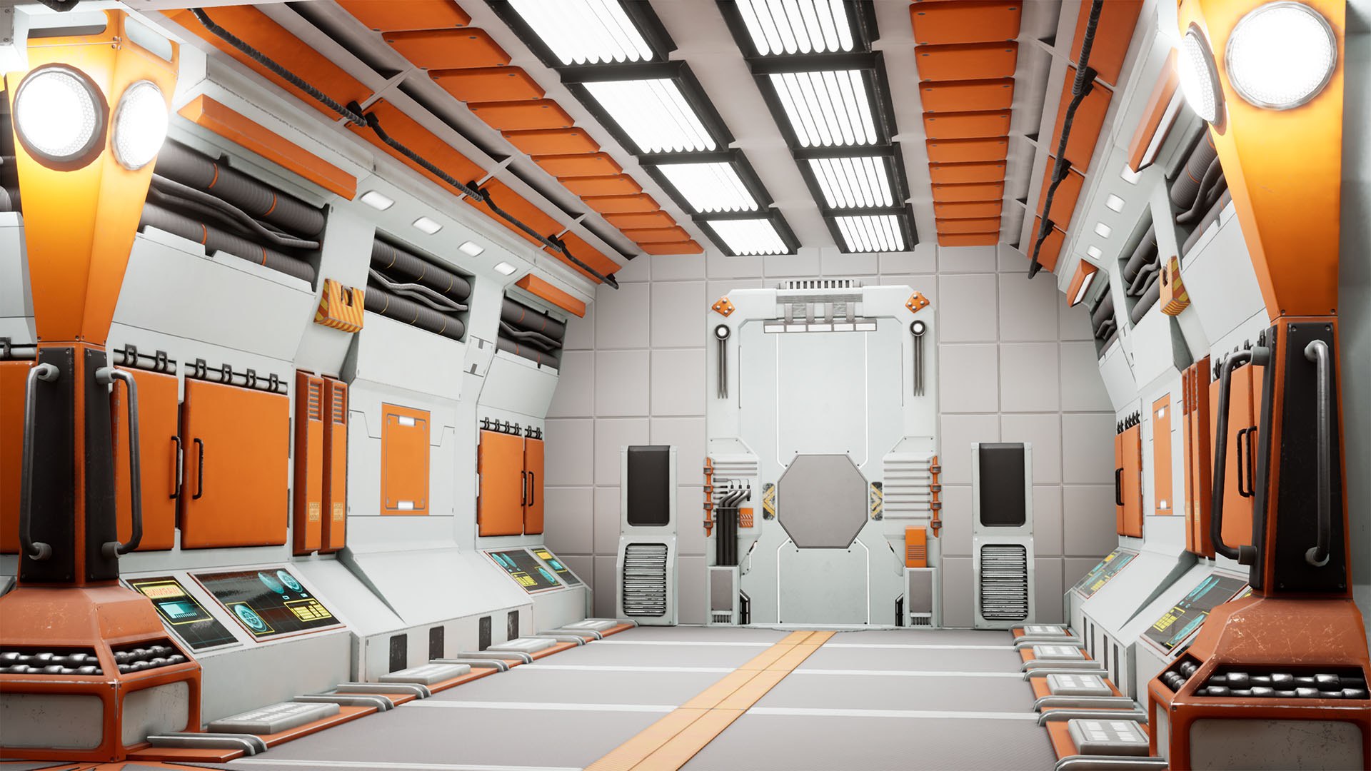 SciFi Modular Level 3D Model - TurboSquid 2136828
