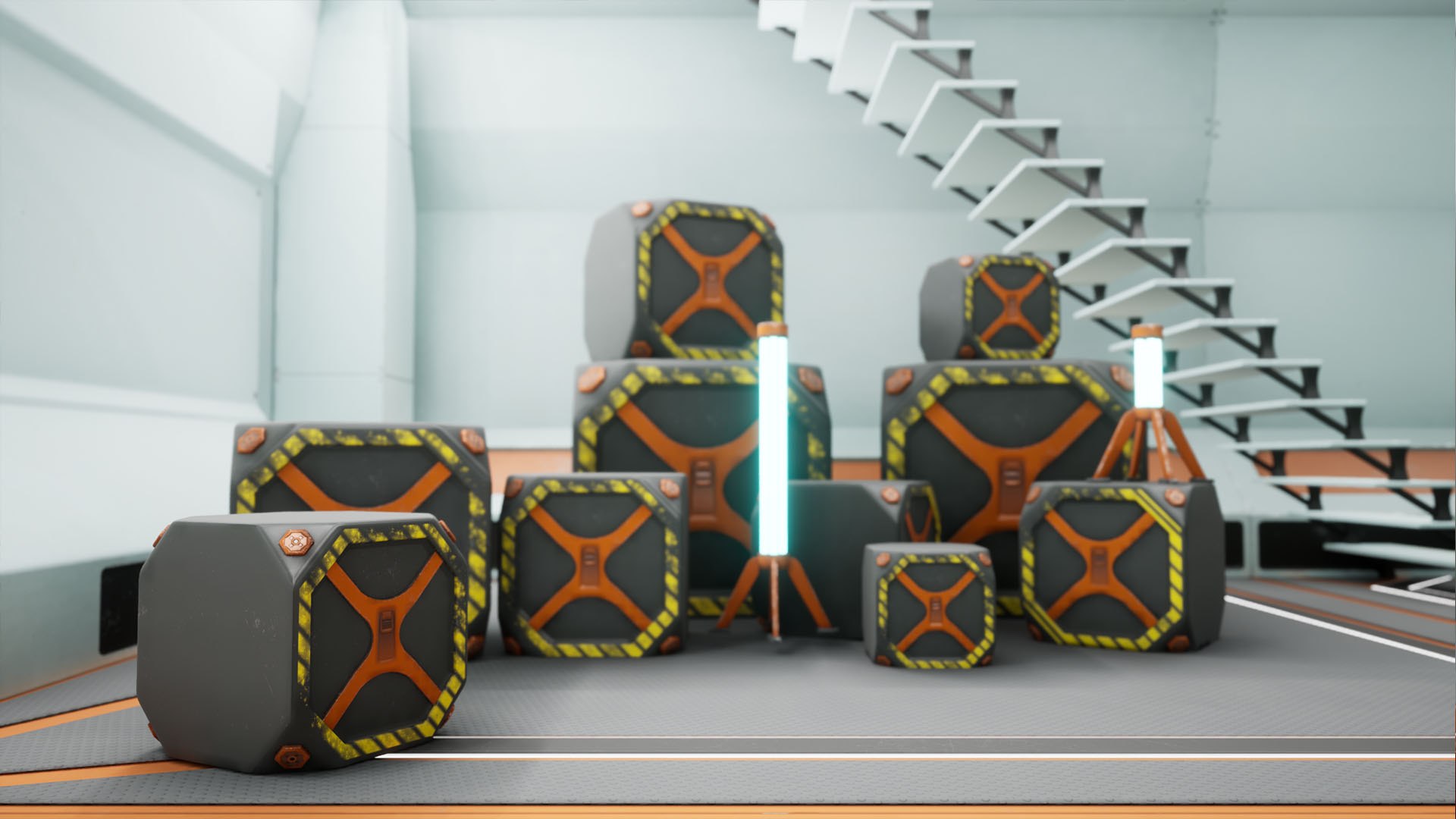 SciFi Modular Level 3D Model - TurboSquid 2136828