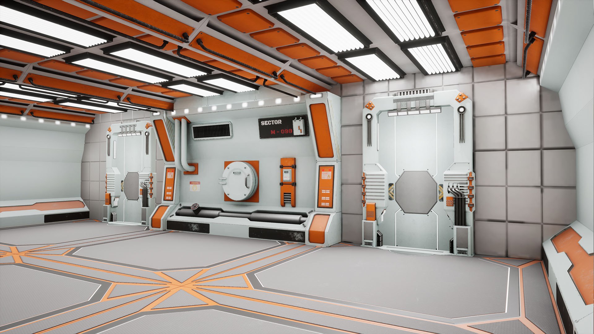 SciFi Modular Level 3D Model - TurboSquid 2136828