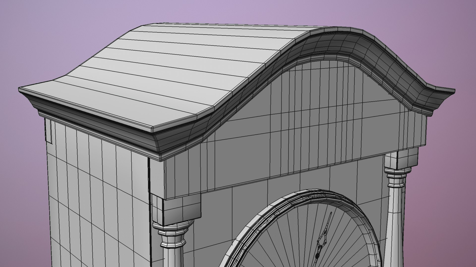 Old Antique Clock 3D model - TurboSquid 1883340