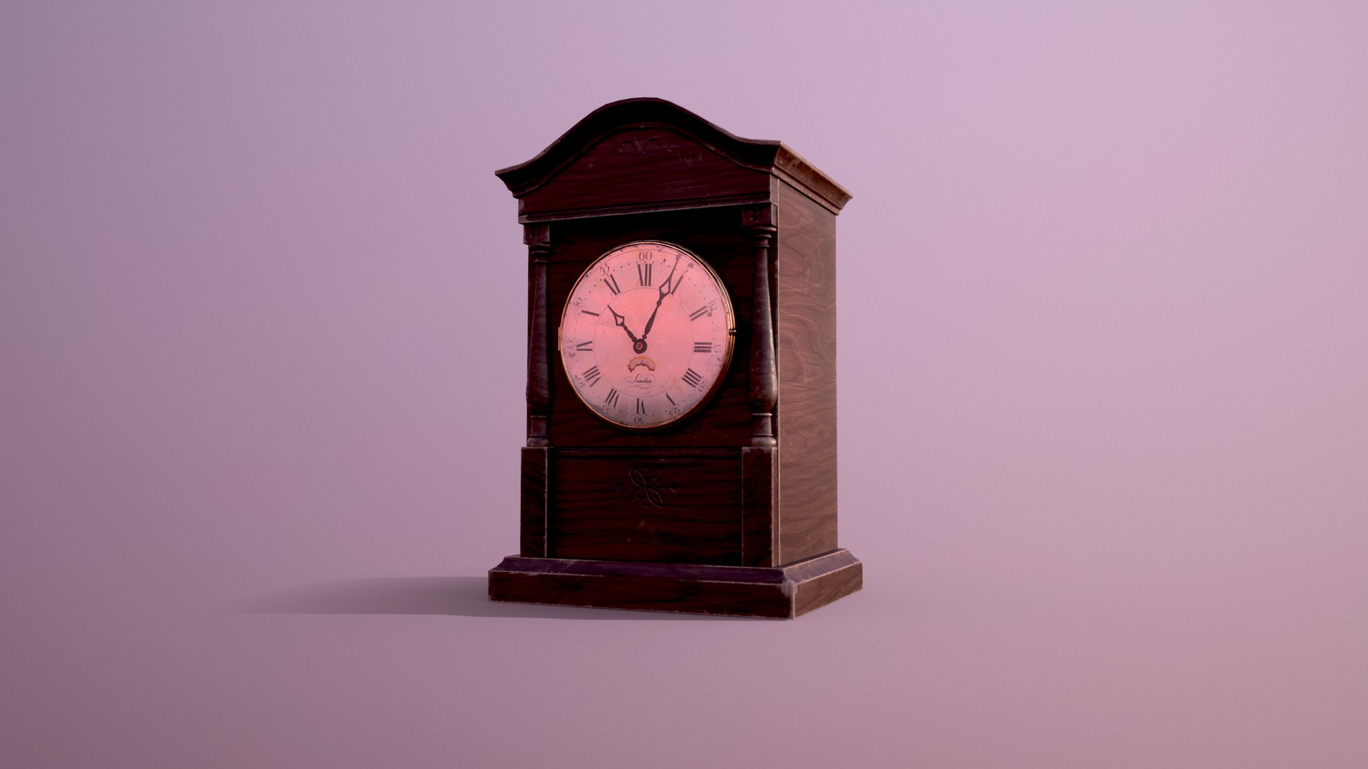Old Antique Clock 3D model - TurboSquid 1883340
