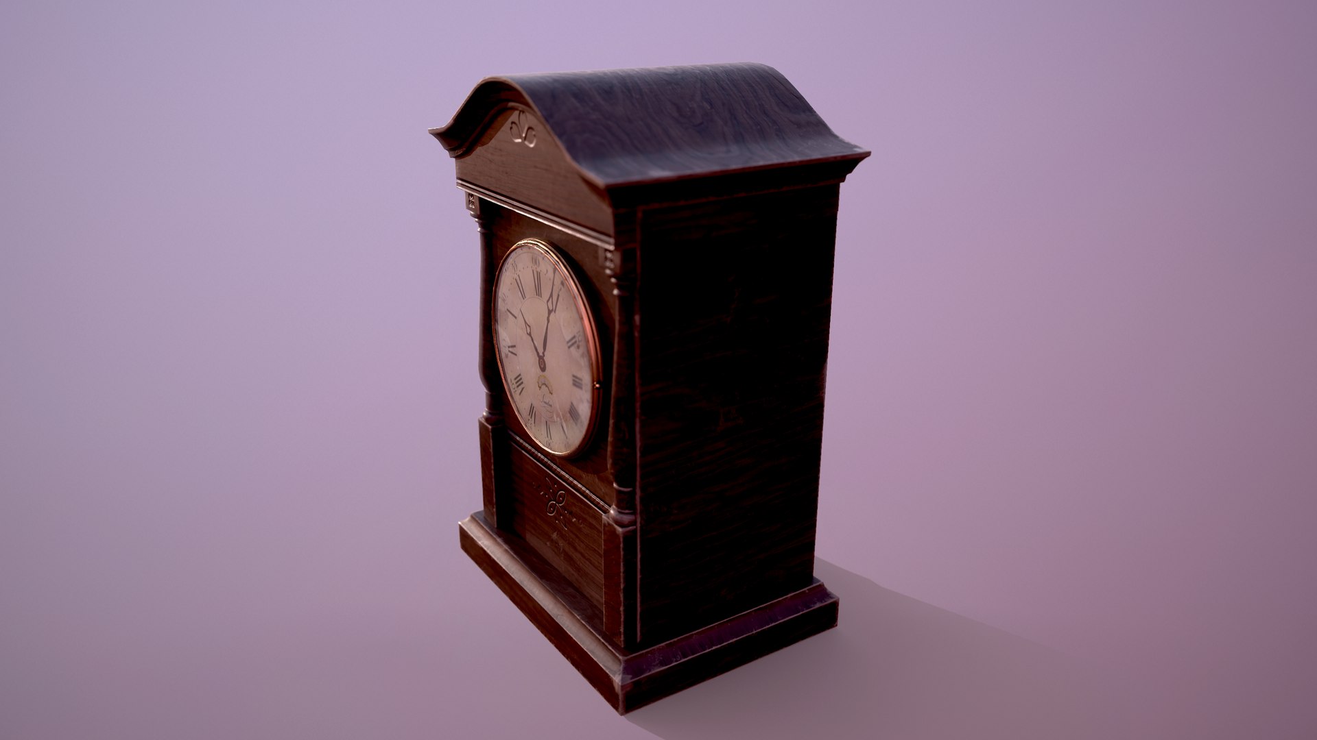 Old Antique Clock 3D model - TurboSquid 1883340
