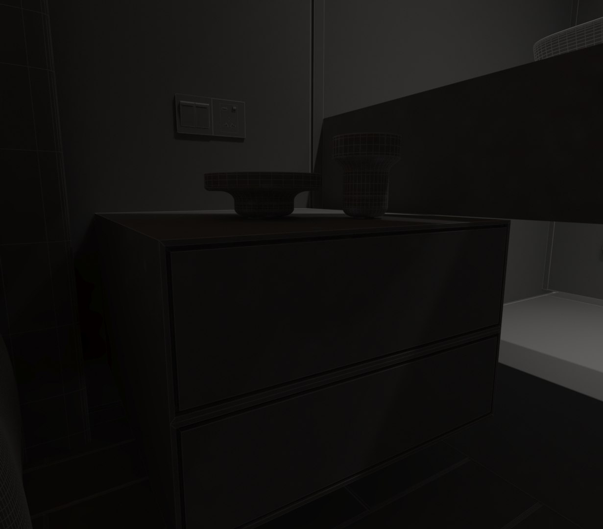 3D model Hotel Big Bed Room - TurboSquid 1718793