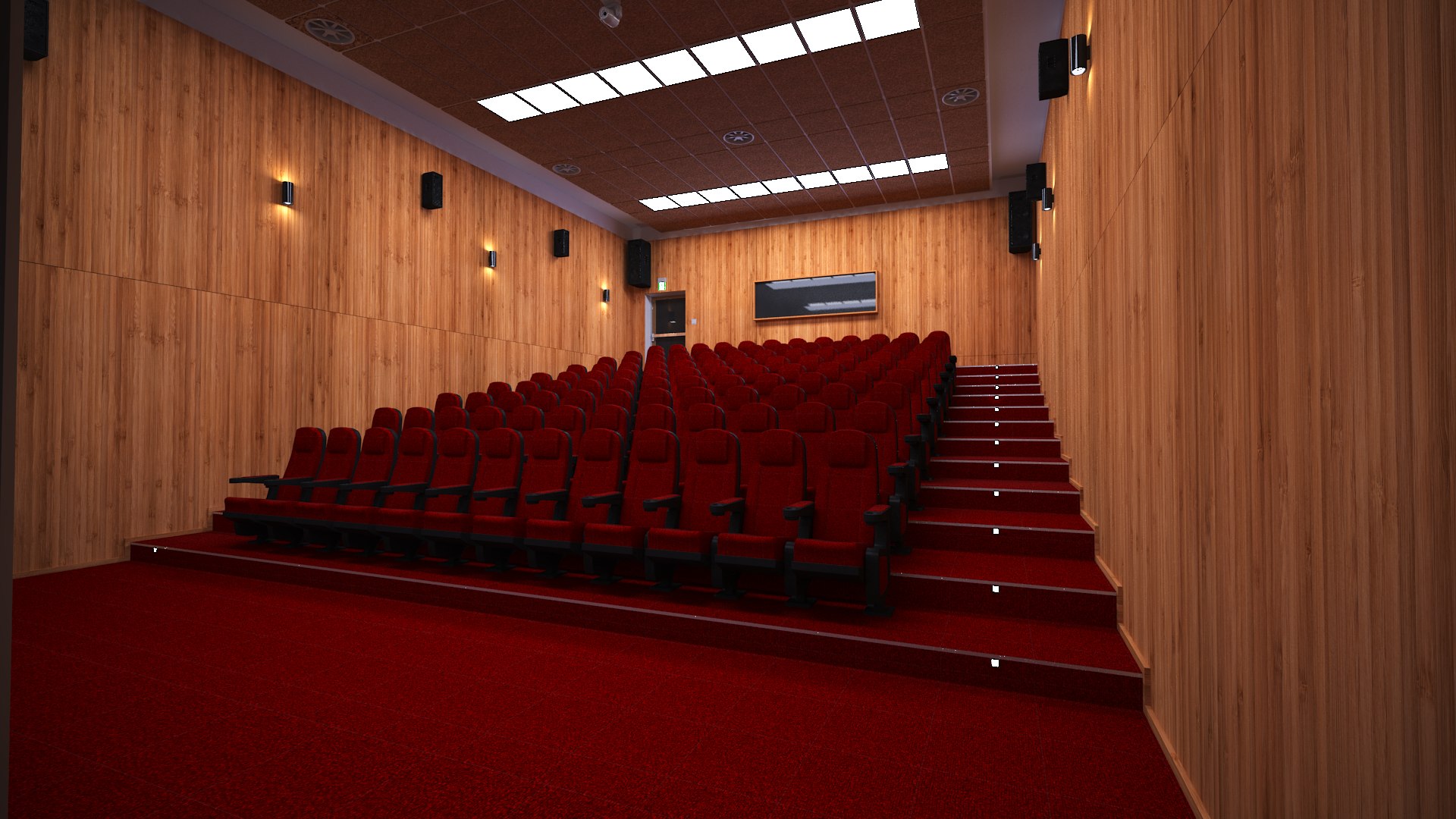 Small Auditorium Scene 3D Model - TurboSquid 1508566