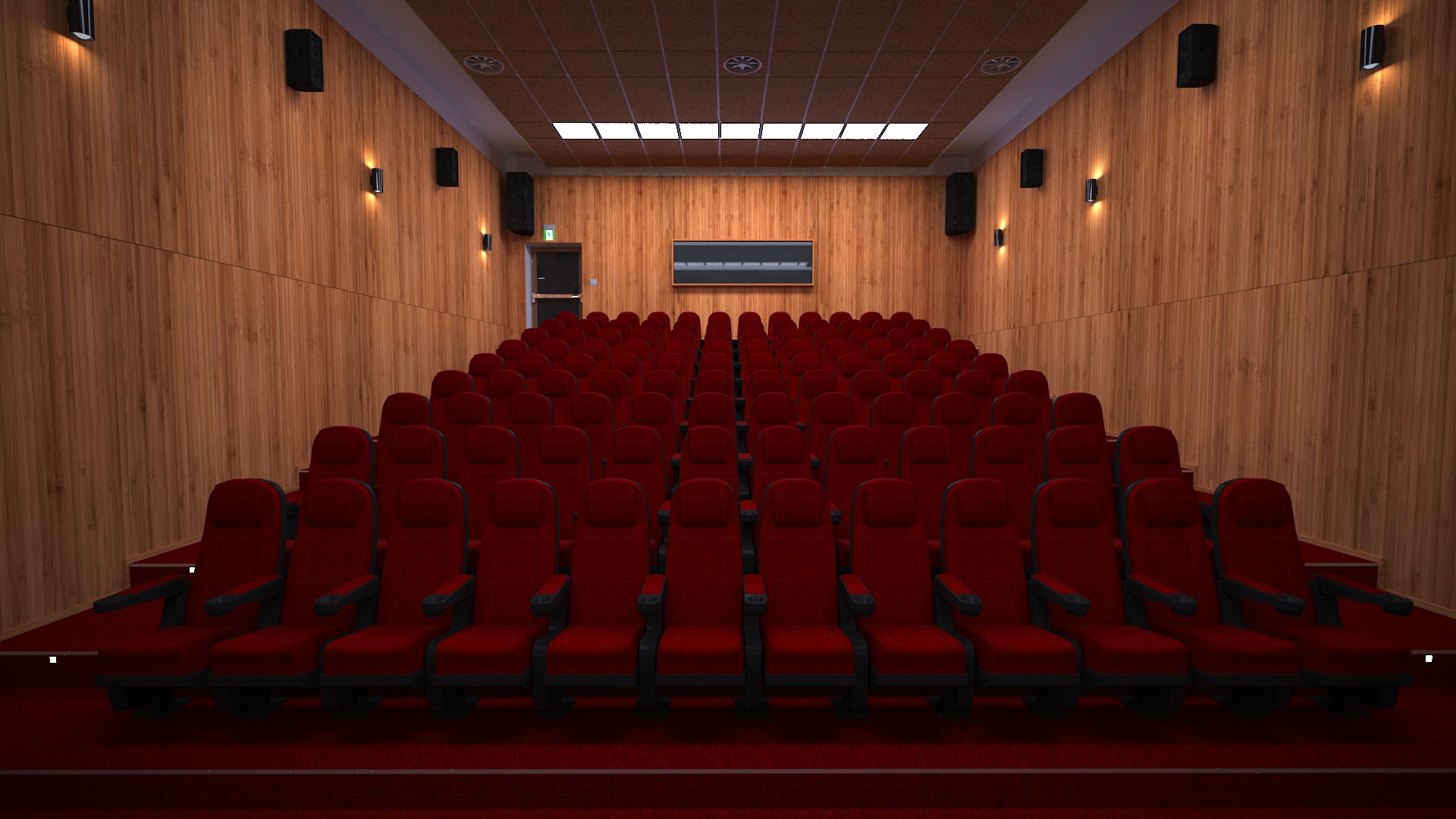 Small Auditorium Scene 3D Model - TurboSquid 1508566