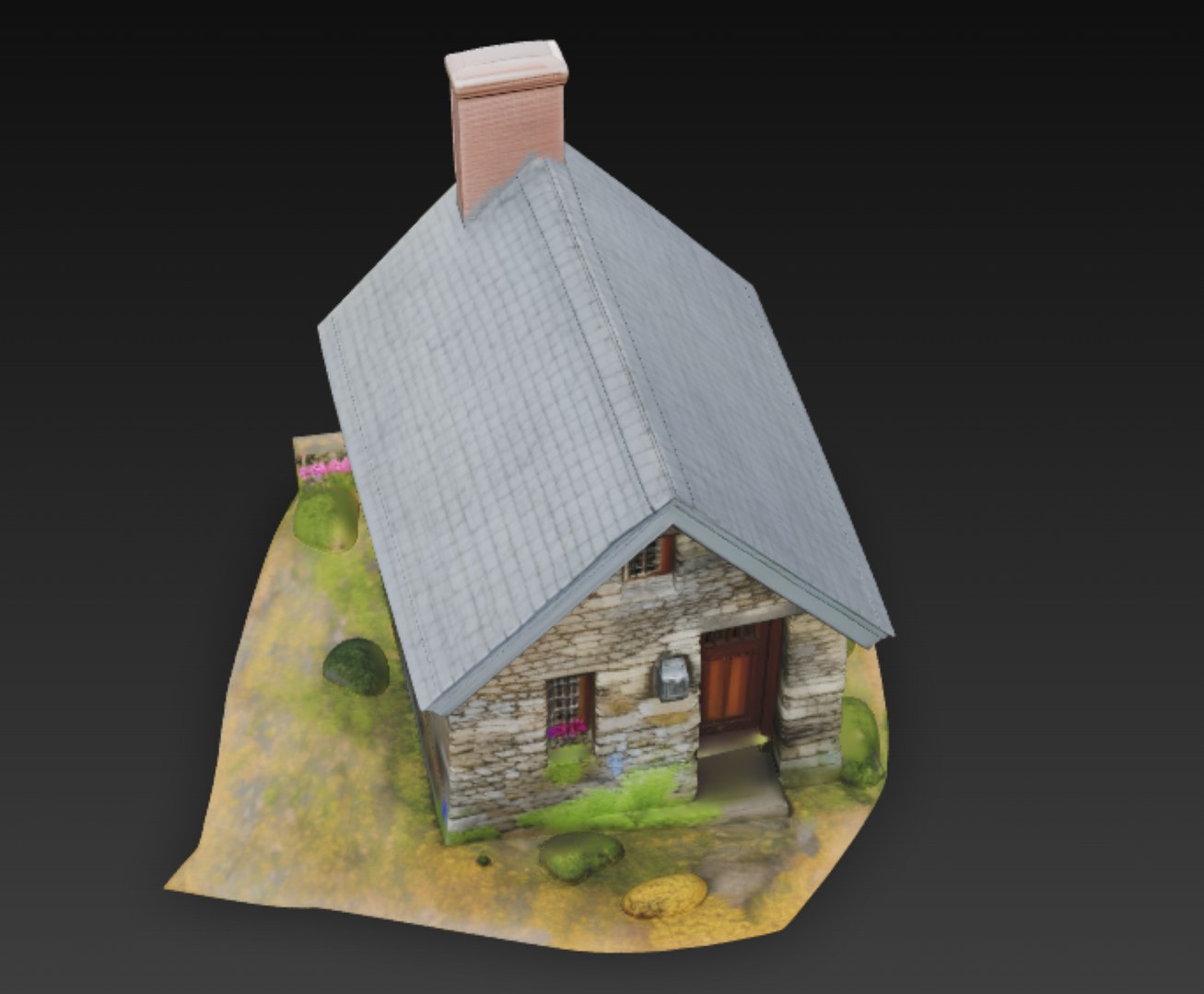 Free Cottage House 3D Model - TurboSquid 2475710