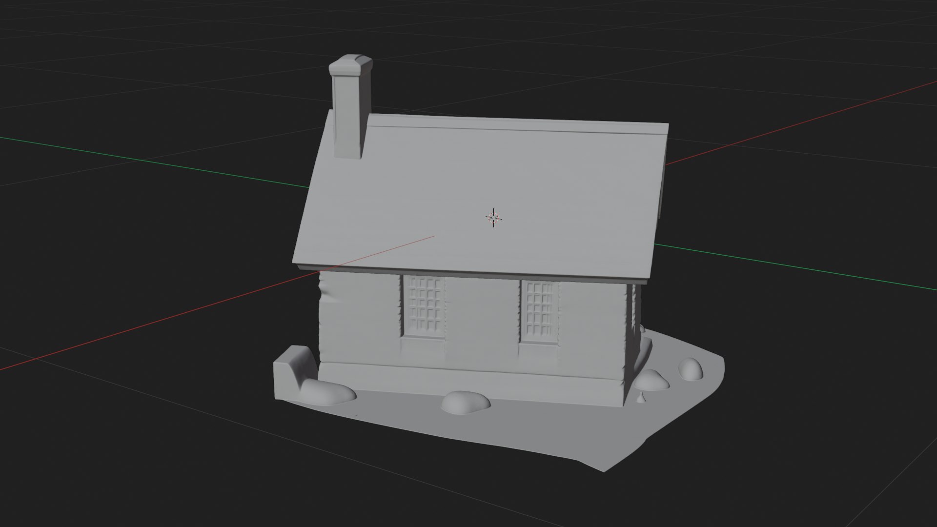 Free Cottage House 3D Model - TurboSquid 2475710