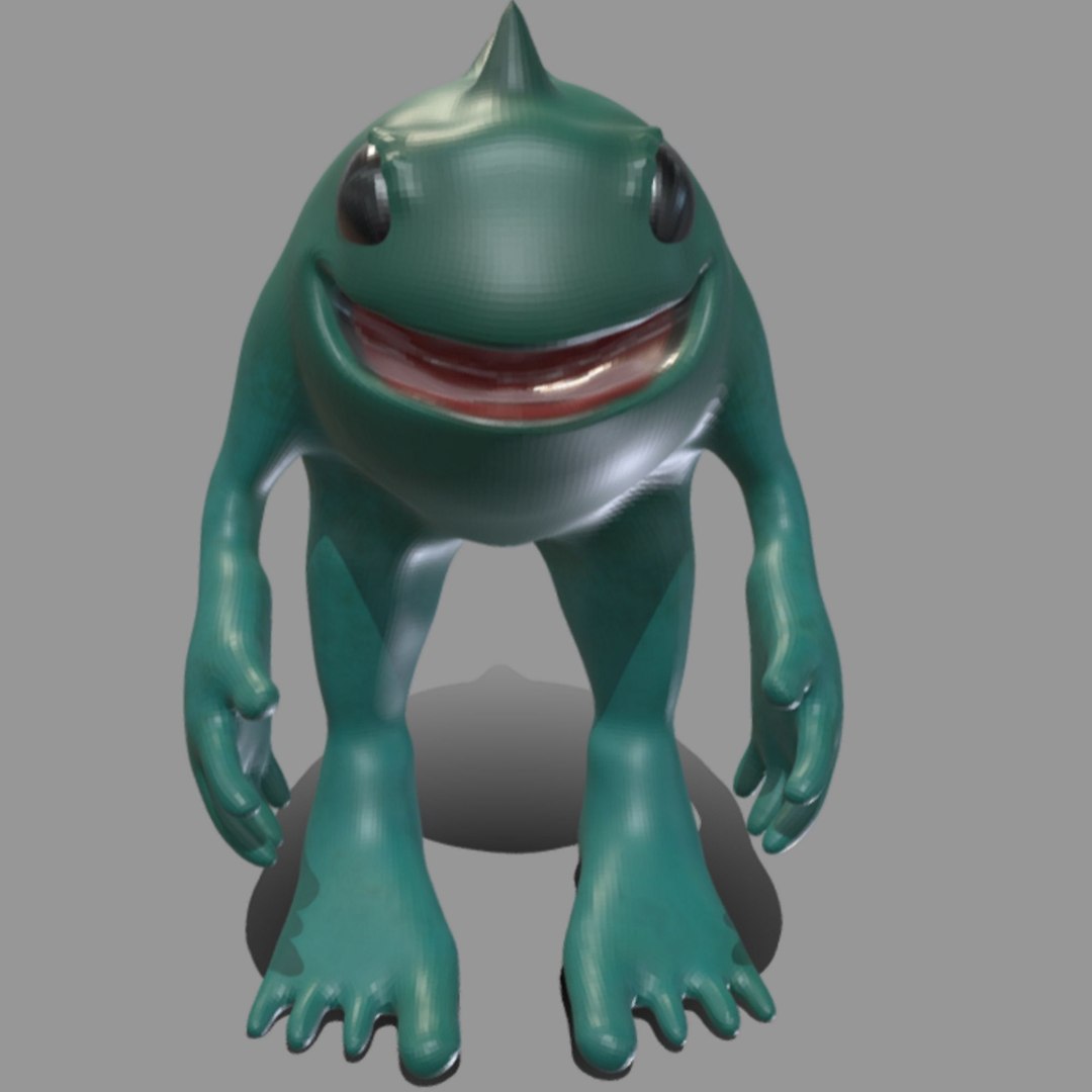 3D Lake Monster - TurboSquid 1647163