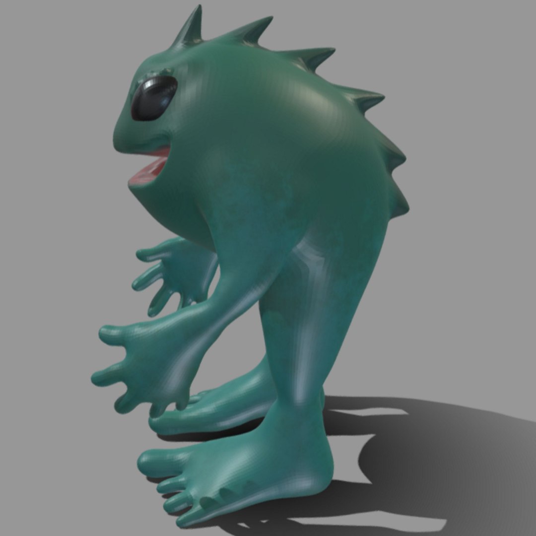 3D Lake Monster - TurboSquid 1647163