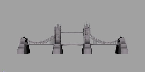 3D tower bridge model - TurboSquid 1293808
