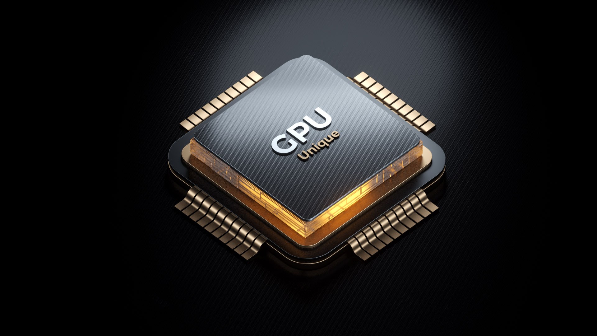 Technology CPU Chip Structure Computer Internal Chip 3D Model ...