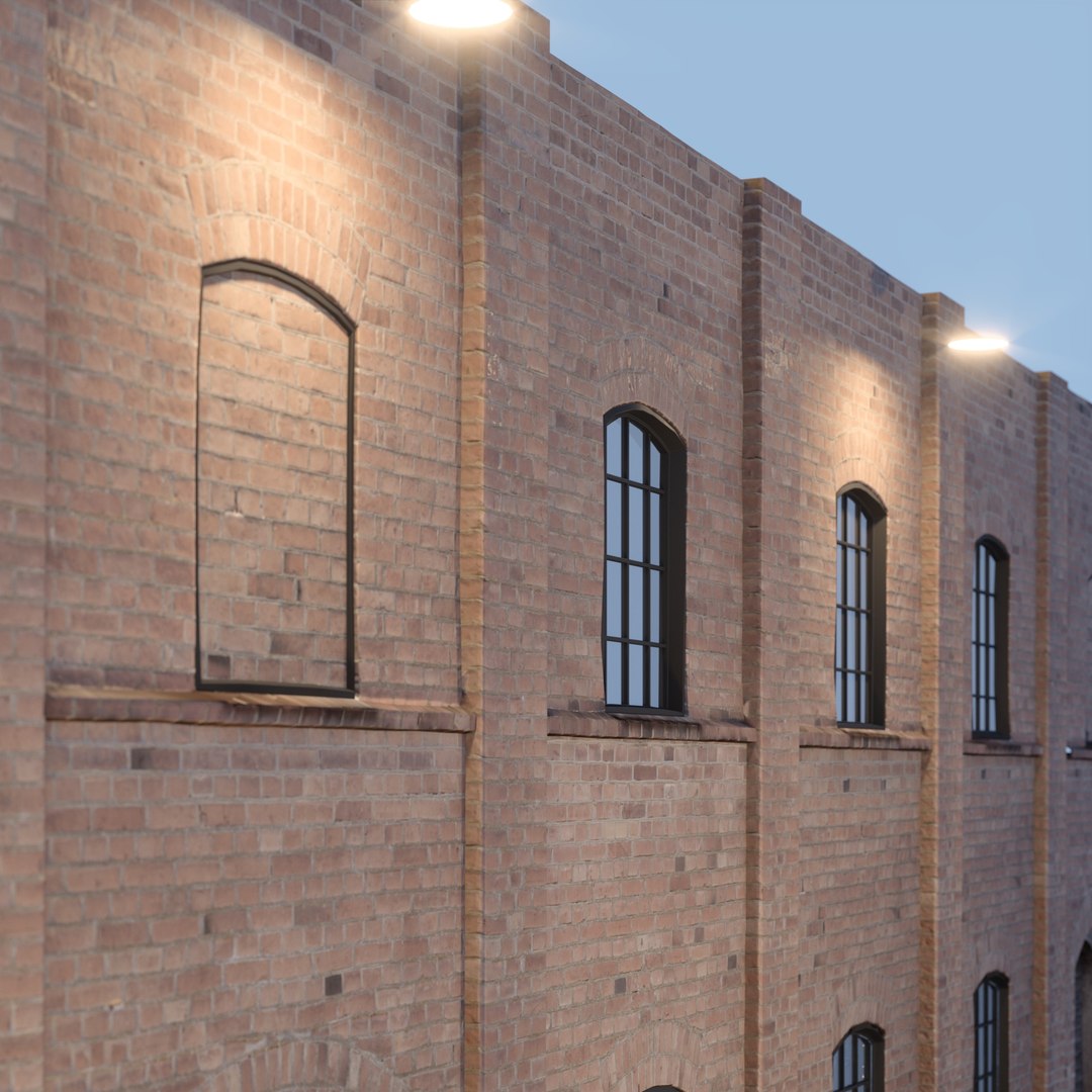 Facade Old Stone Building 001 Kit Collection 3D Model - TurboSquid 2068162
