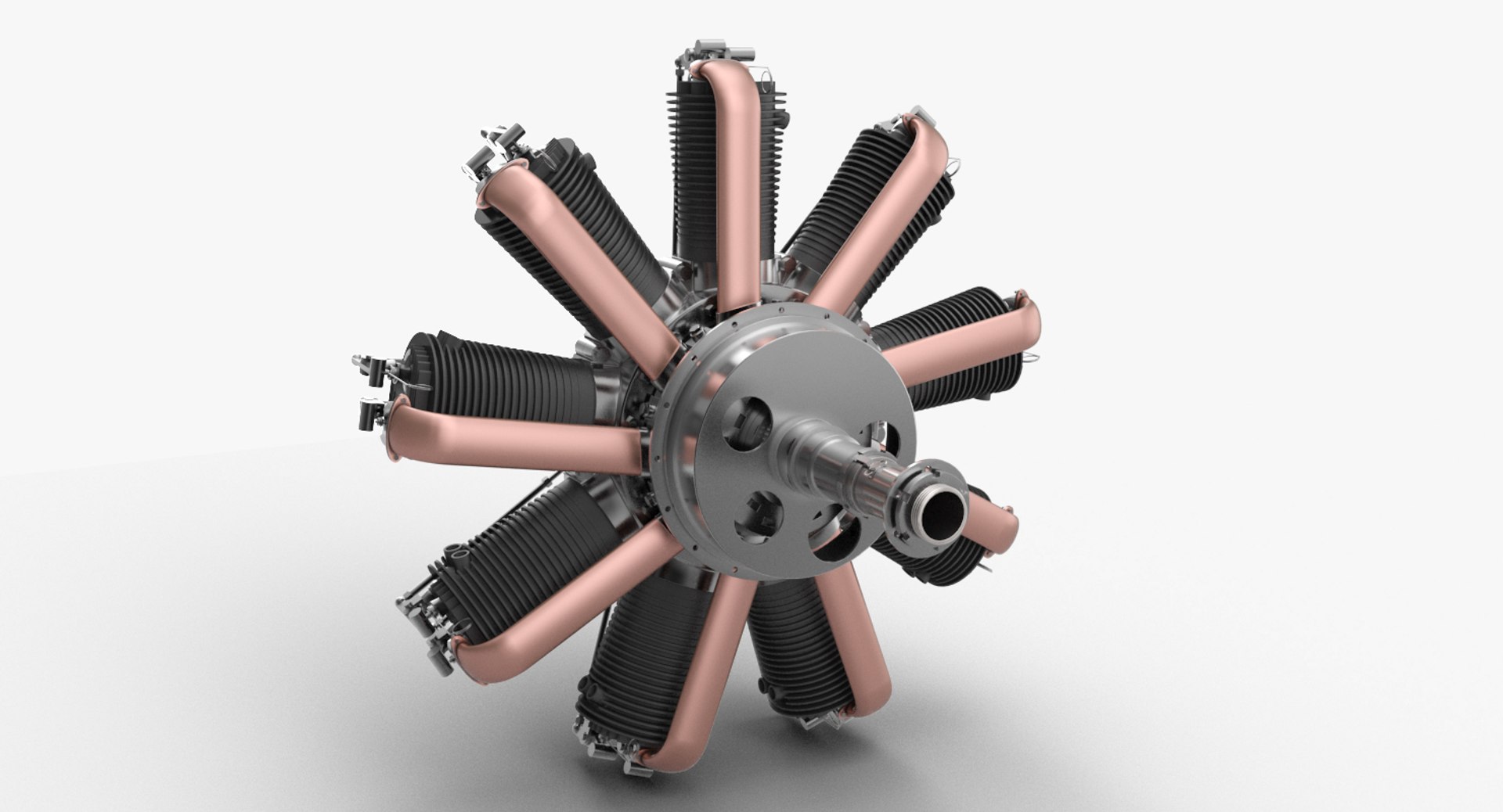 3D Clerget 9b Rotary Aircraft Engine | 1145948 | TurboSquid