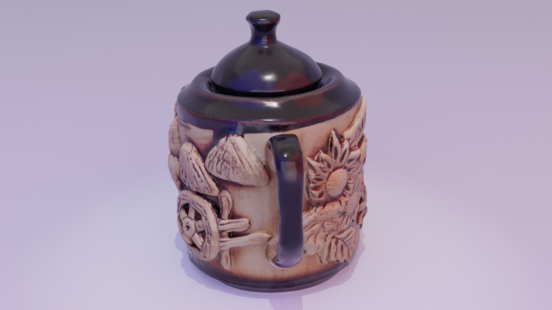 Ethnic Clay Tea Pot High-poly 3D Model 3D Model - TurboSquid 1865322