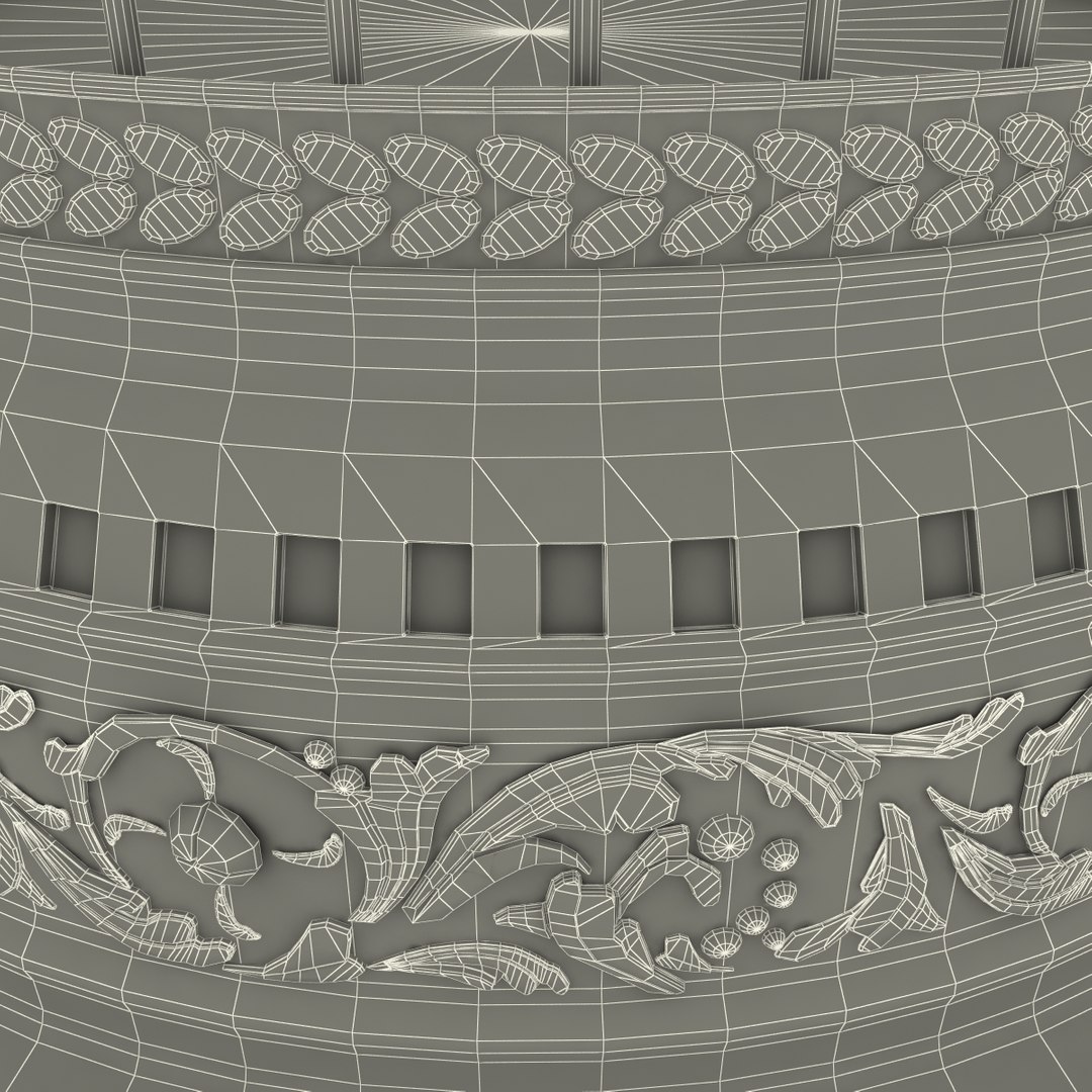 Old Bird Cage 3d Model