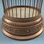 Old Bird Cage 3d Model