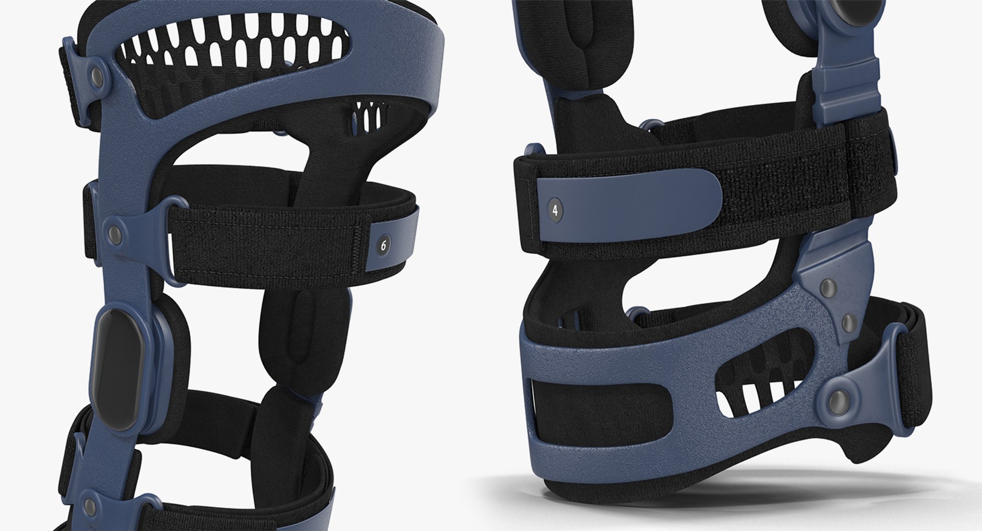 Knee Braces Orthopedic Casts 3D Model - TurboSquid 1332003