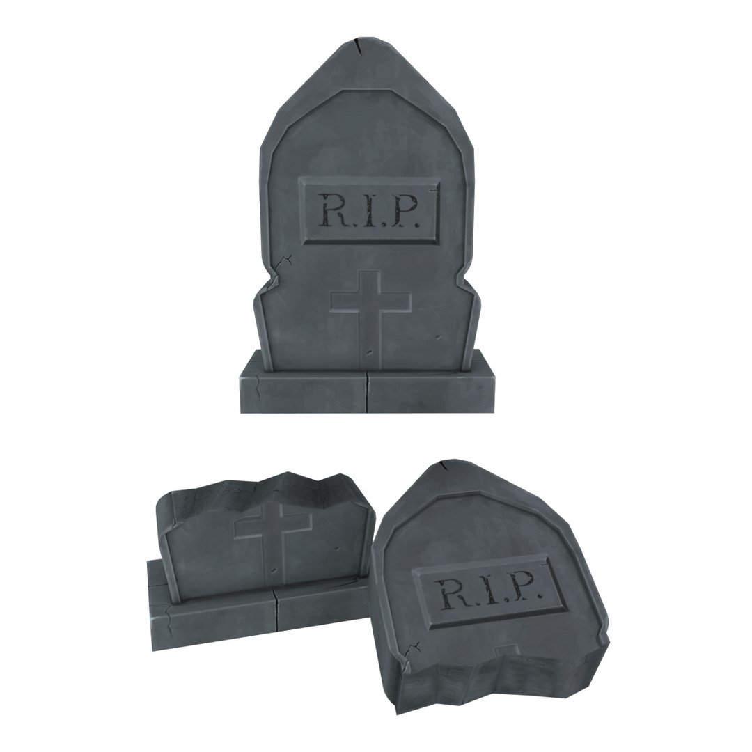 3D Model Gravestone Ready - TurboSquid 1345776