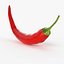3d realistic chili real model