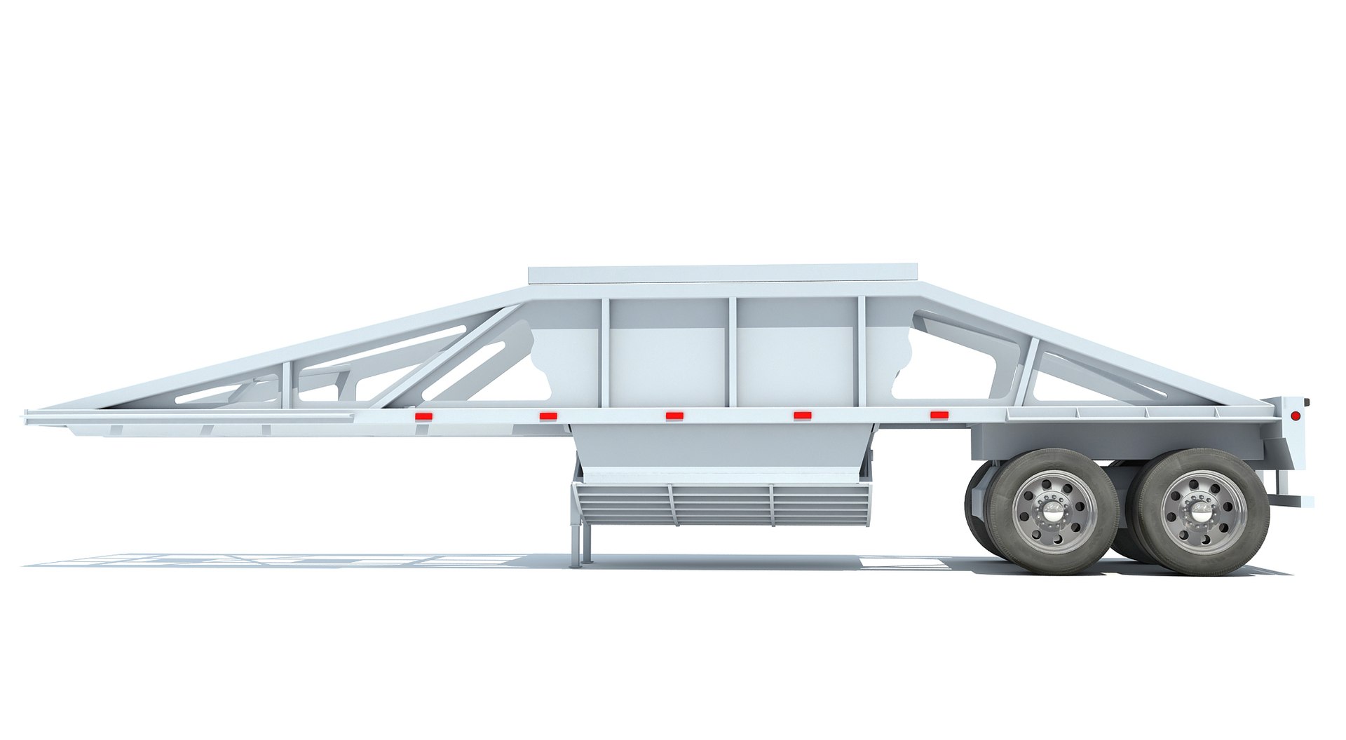 3D dump trailer model - TurboSquid 1400447