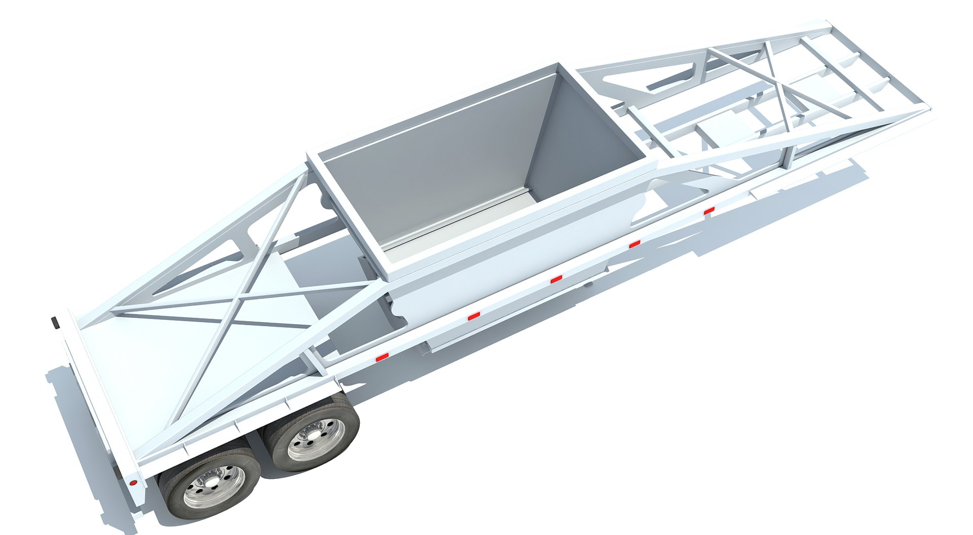 3D dump trailer model - TurboSquid 1400447