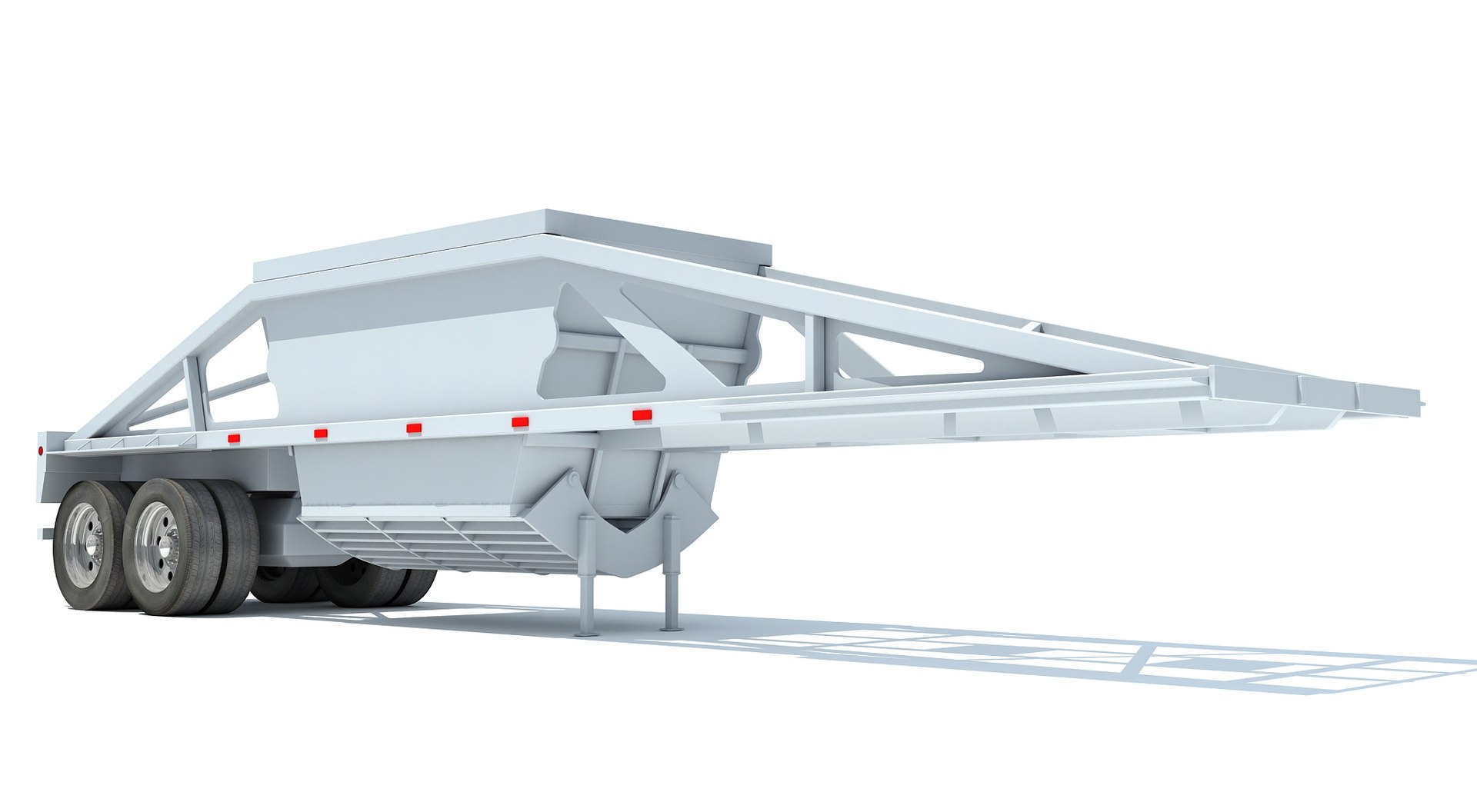 3D dump trailer model - TurboSquid 1400447