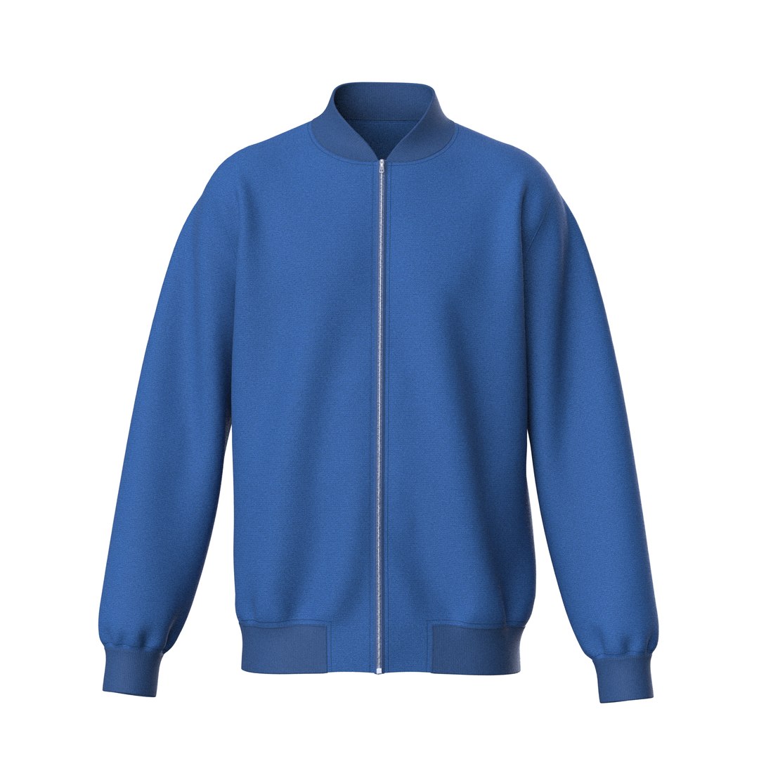 3D Loose Fit Knit Jacket Design Model - TurboSquid 1967072