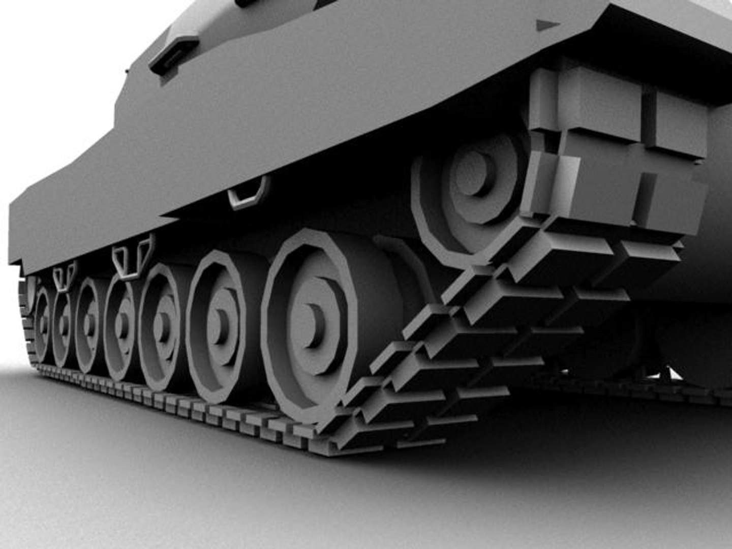 Tank Leopard2 3d Model
