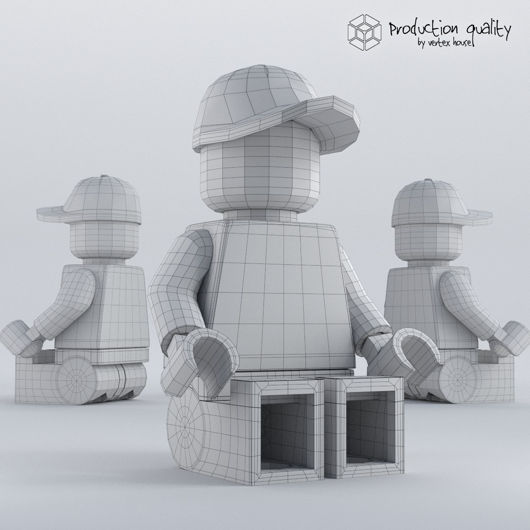 3D Lego Lumberjack Figure - TurboSquid 1158373