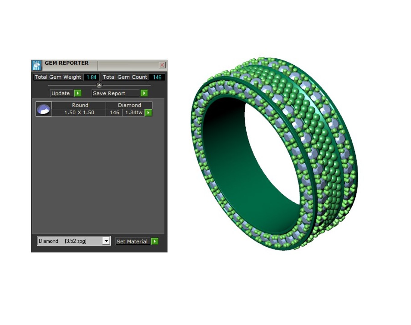 Wedding Set Ring Women Men Ring CAD Design-PSJM001V9 3D Print Model 3D ...