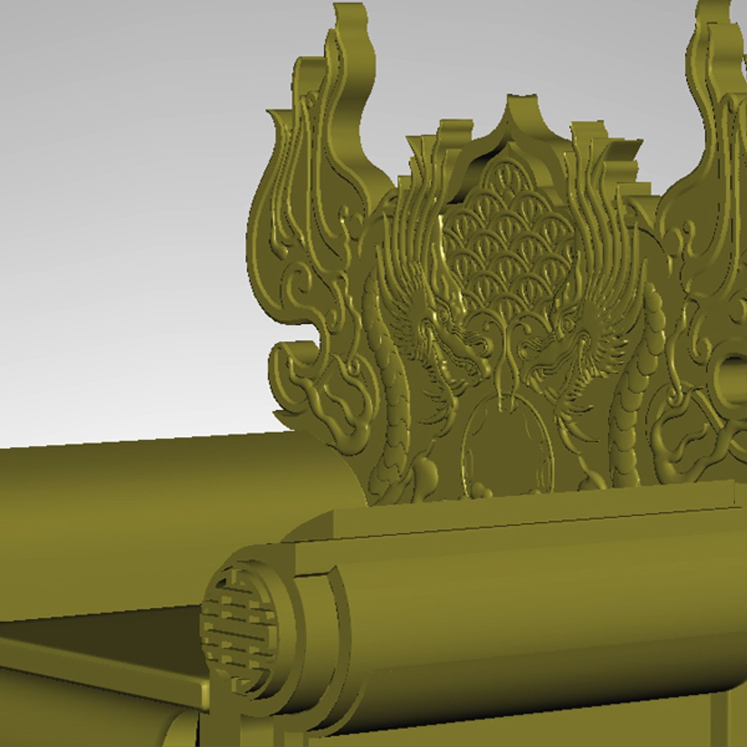 Maya Chinese Throne Chair 1