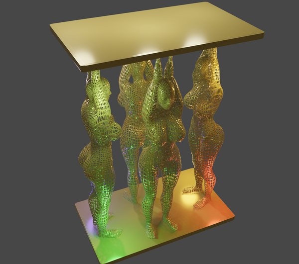 3D women table mesh model - TurboSquid 1989088