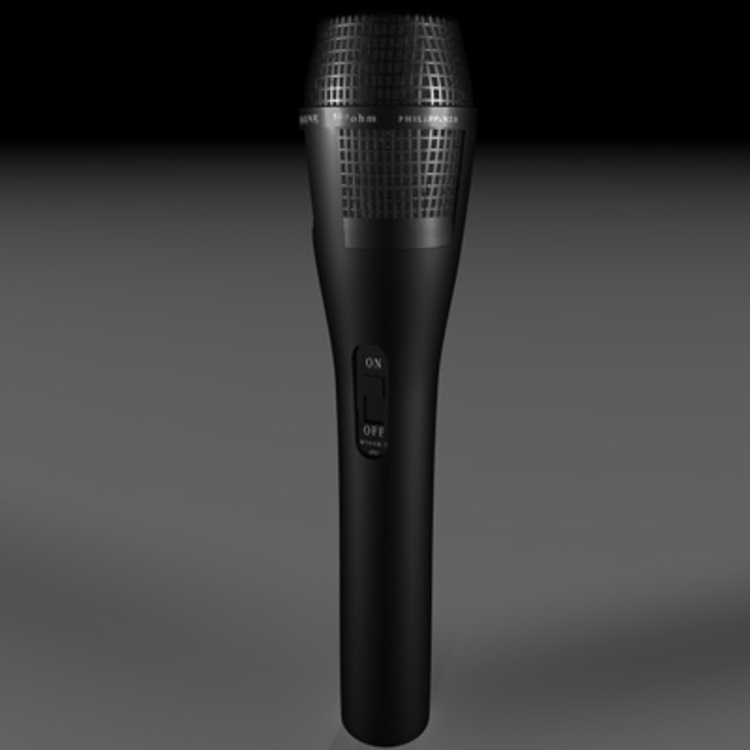 3d Microphone Model