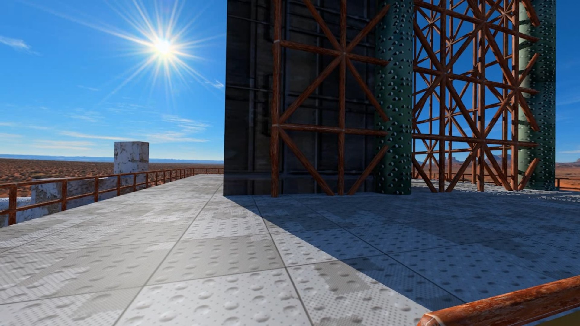 3D Landing Base Helipad And Spacerocket Model - TurboSquid 1717386