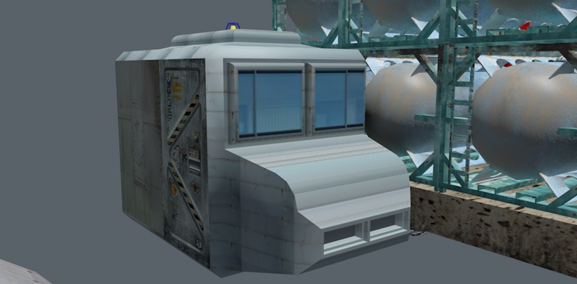 3D Landing Base Helipad And Spacerocket Model - TurboSquid 1717386