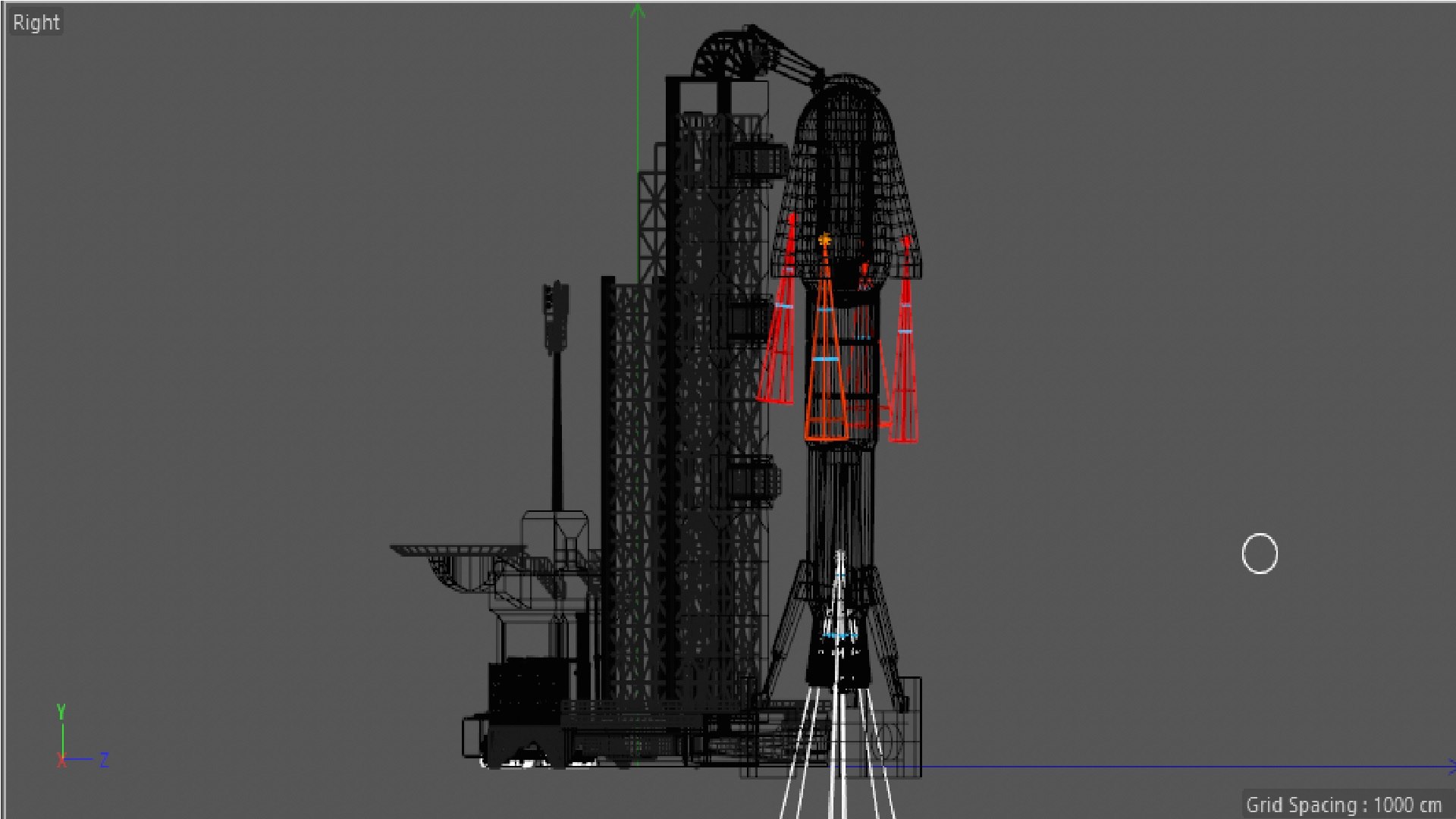3D Landing Base Helipad And Spacerocket Model - TurboSquid 1717386