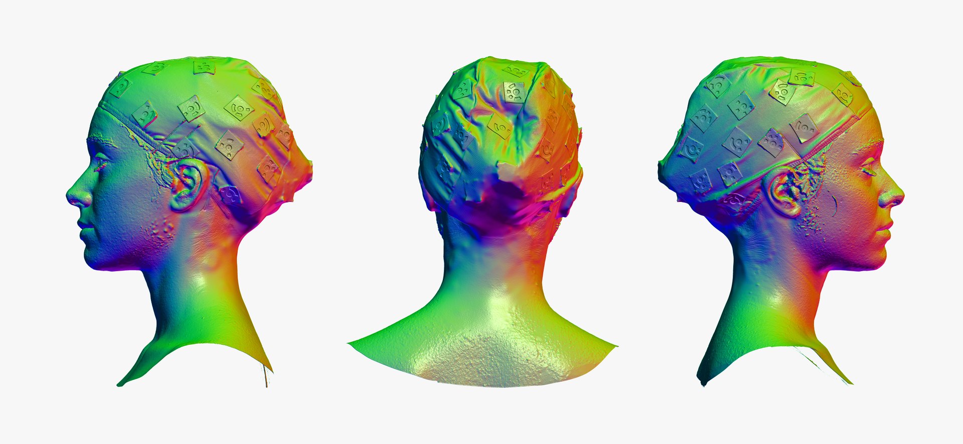 3D eyes raw scan - TurboSquid 1687482