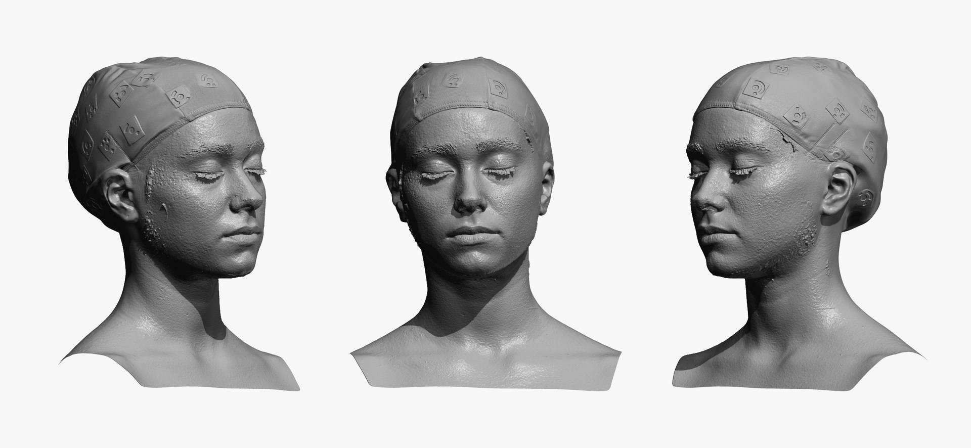 3D eyes raw scan - TurboSquid 1687482