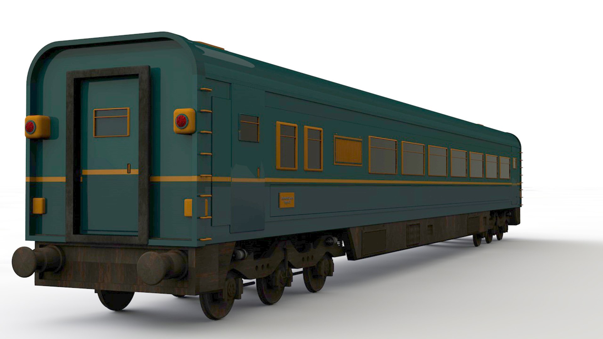 3D Vagon Train Model - TurboSquid 1443877