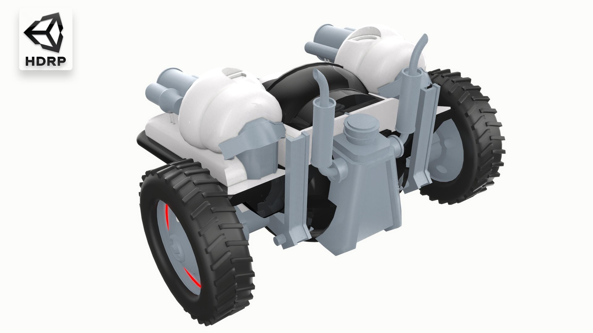 Futuristic Unity-compatible Robot Unity Hdrp 3D - TurboSquid 2211508