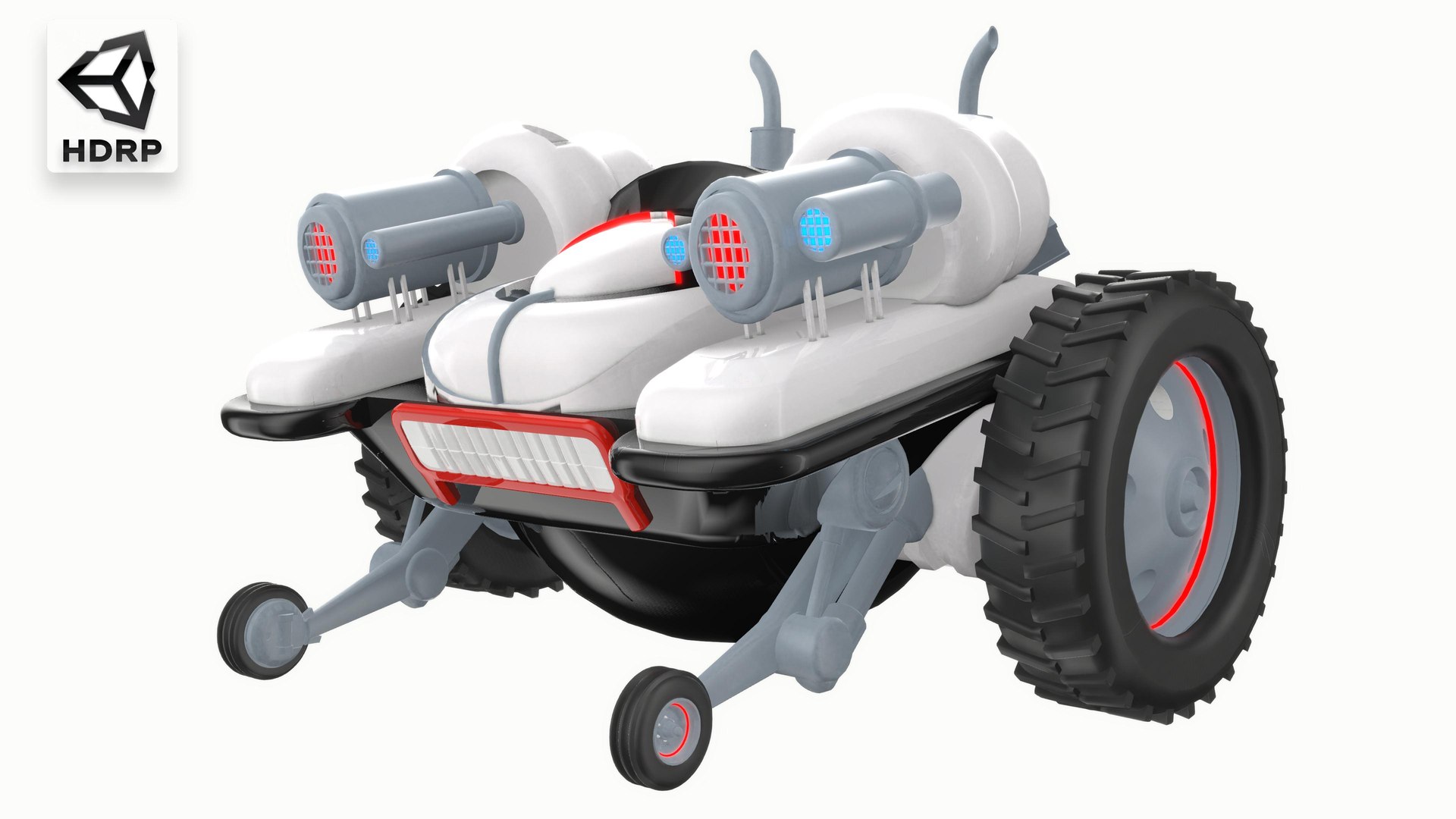 Futuristic Unity-compatible Robot Unity Hdrp 3D - TurboSquid 2211508