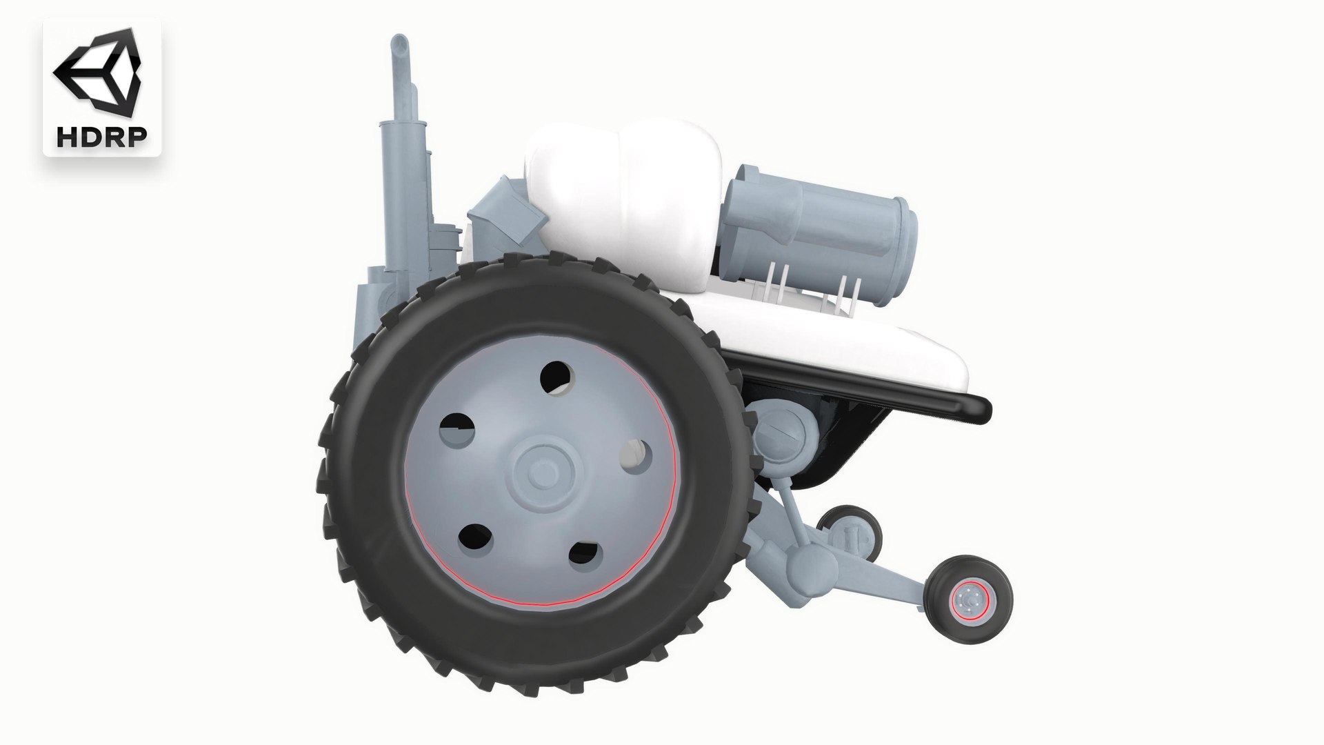 Futuristic Unity-compatible Robot Unity Hdrp 3D - TurboSquid 2211508